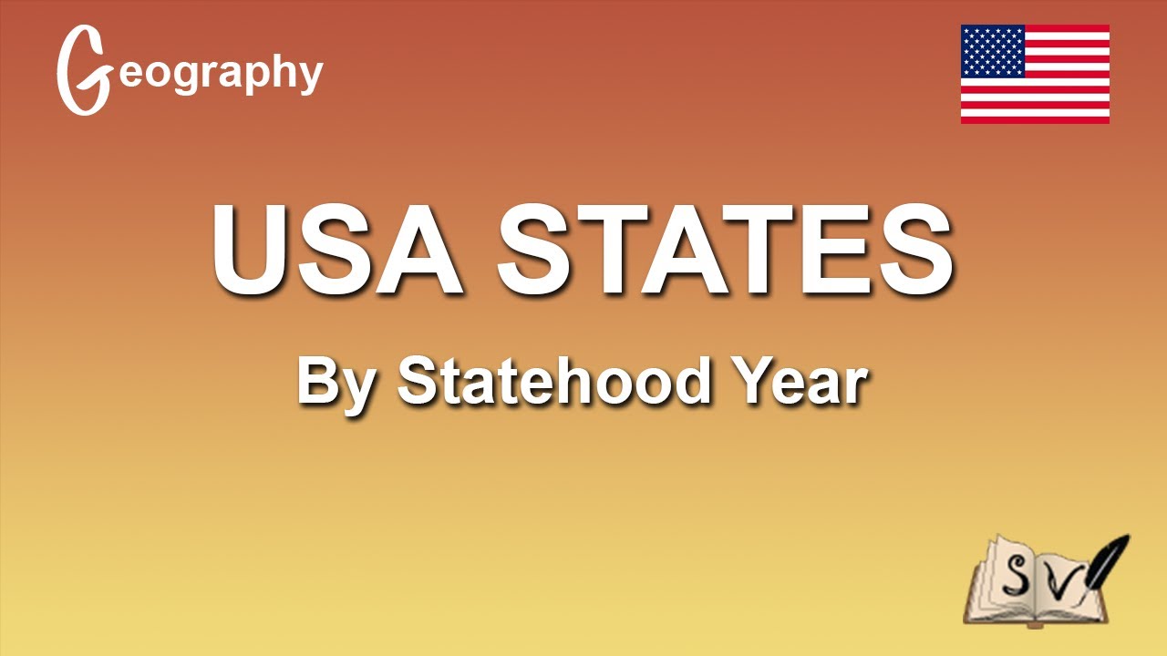 FLASH STUDY SESSION - USA STATES By Statehood Year - YouTube