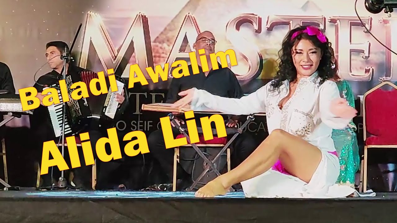 Belly dance Improvisation with Live Band | Alida Lin in Baladi Awalim ...