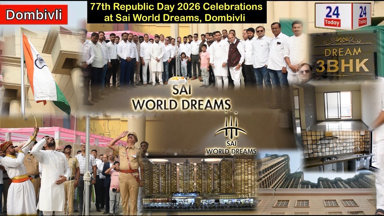 77th Republic Day 2026 Celebrations at Sai World Dreams, Dombivli ...