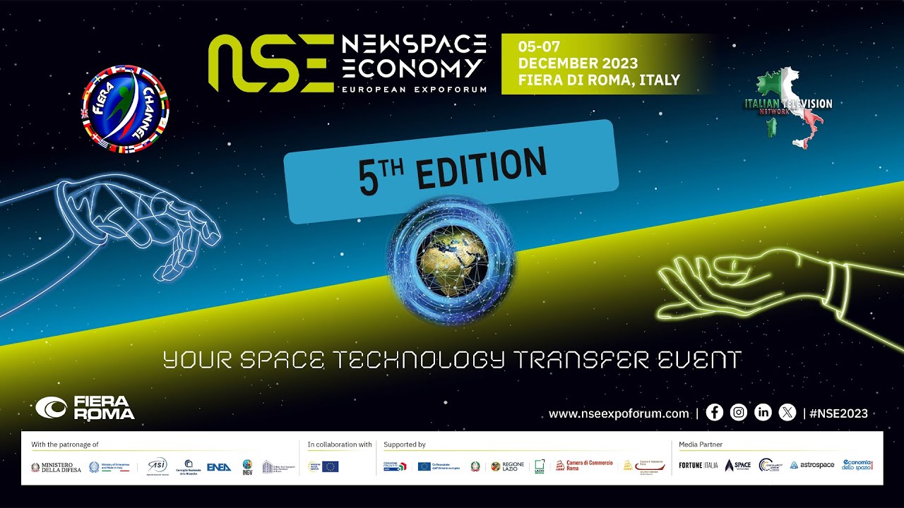 NSE 2023 – New Space Economy European Expoforum | Fiera Roma - YouTube