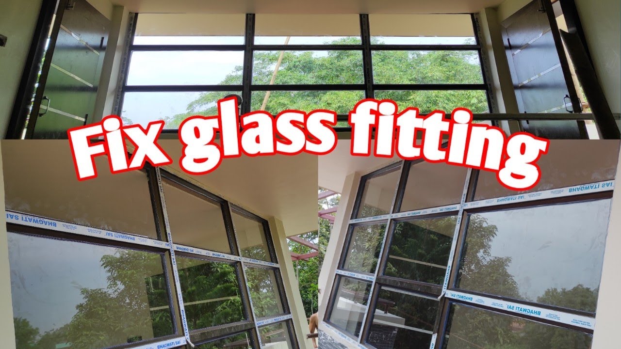 Aluminium fix glass |aluminium fix glass staircase | एल्युमिनियम फिक्स ...