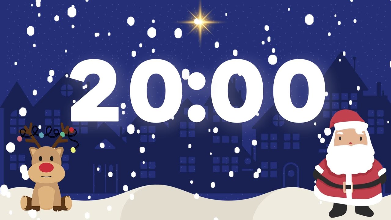 Charming Festive Night 20 Minute Christmas Timer with Music 🎅 - YouTube