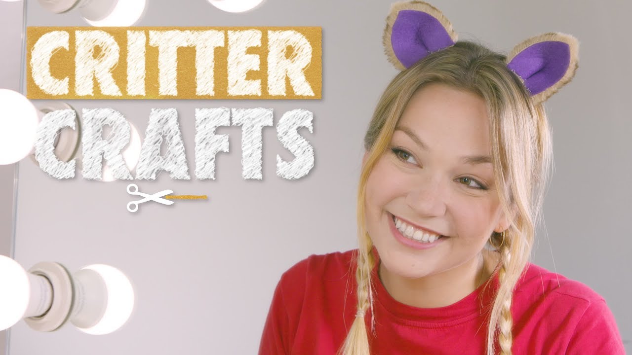 Animal Ear Hair Clips | Critter Crafts - YouTube