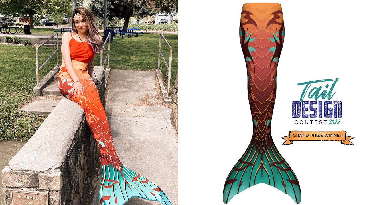 How Sienna became the 2022 Mermaid tail design contest winner - YouTube