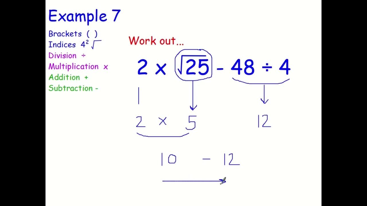 Order of operations (BIDMAS/BODMAS) - YouTube