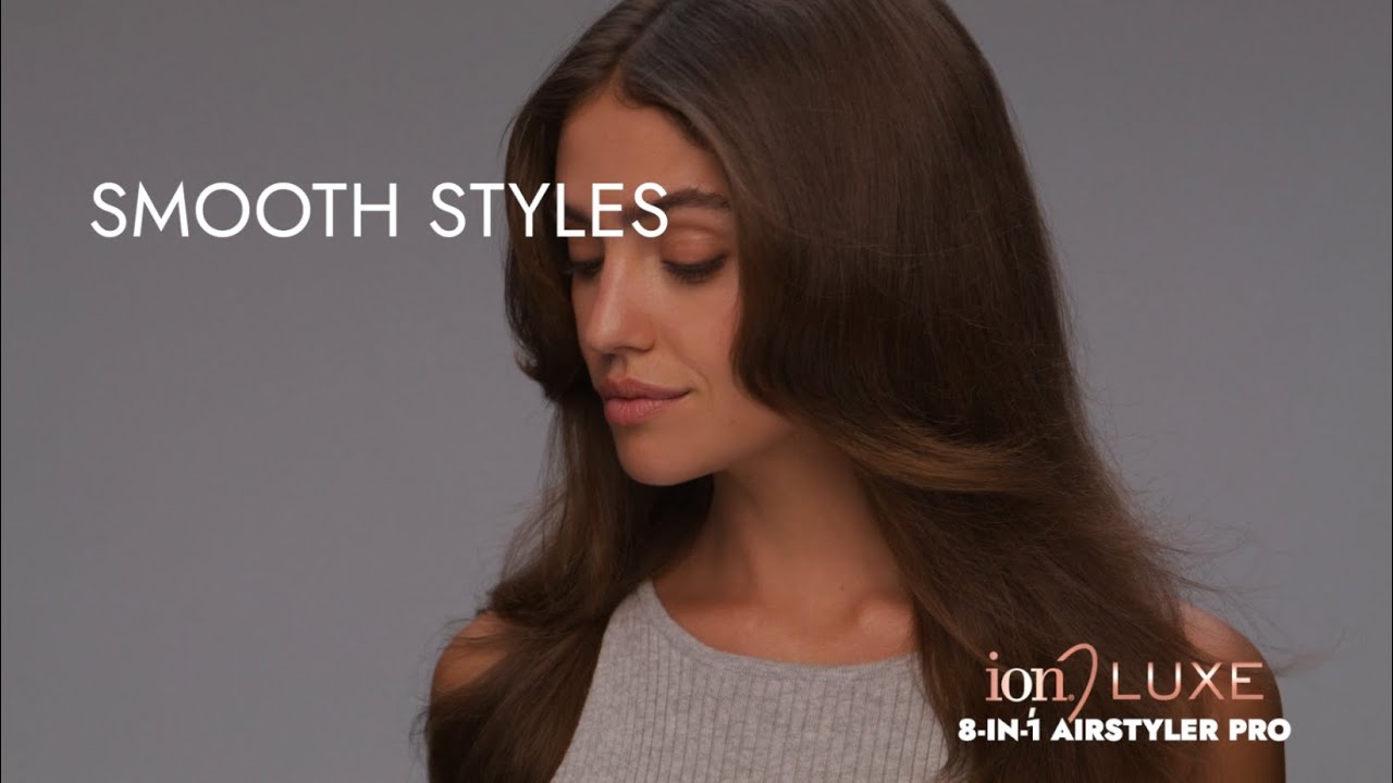 Smooth Styles with the ion Luxe 8-In-1 Autowrap Airstyler Pro! - YouTube