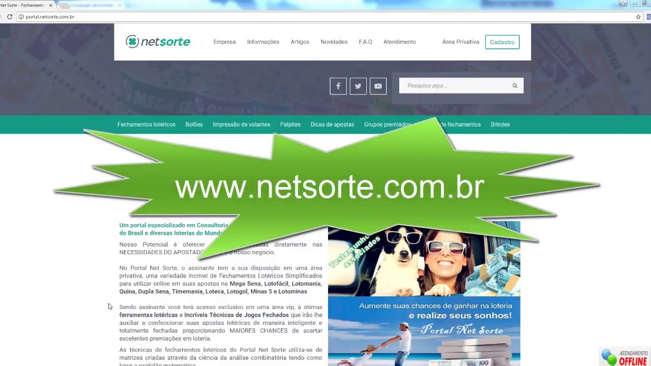 PORTAL NET SORTE - COMO SER UM ASSOCIADO DO PORTAL NET SORTE - Mega Jogos Loterias - YouTube