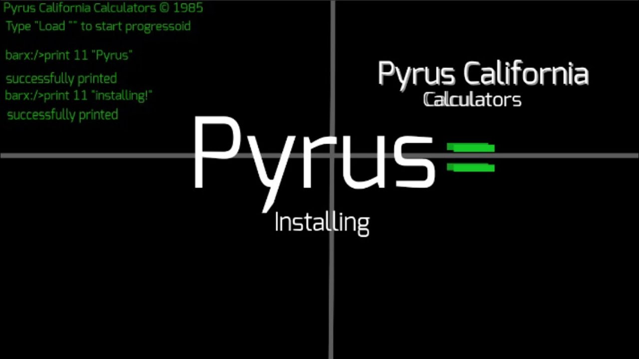 Installing Pyrus = | #progressbar95 #8bit - YouTube