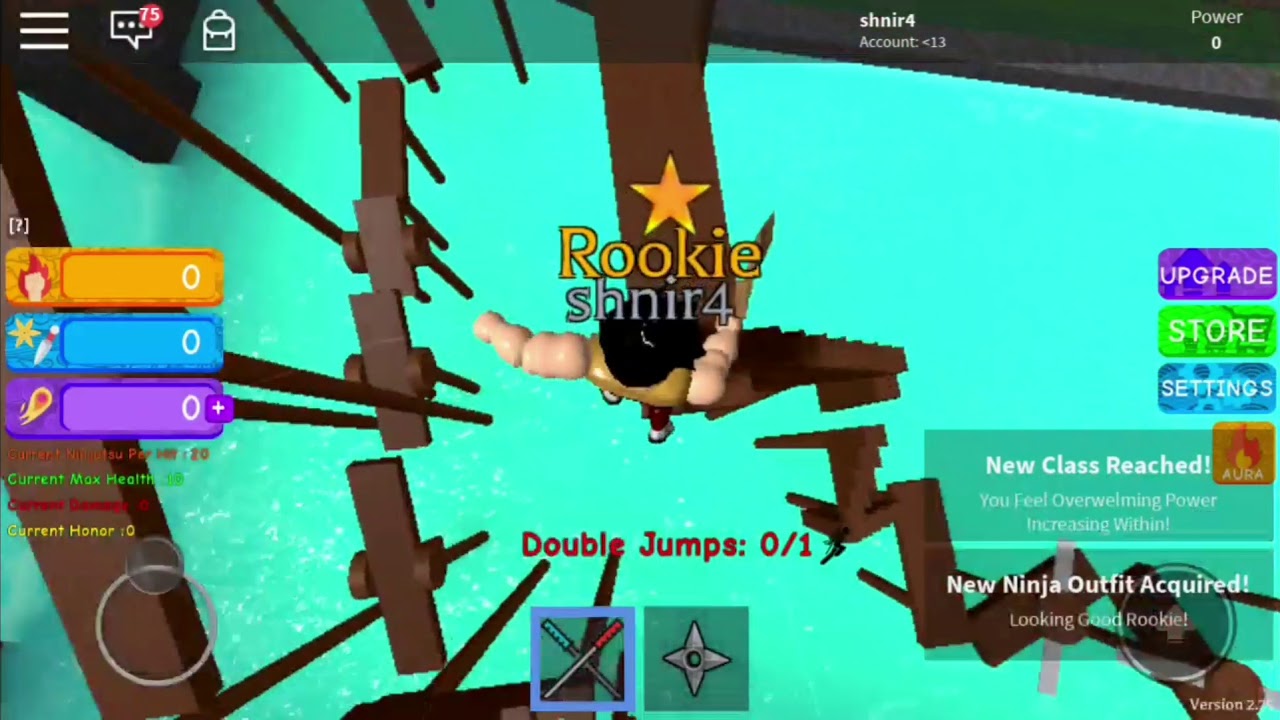 Я стал ниндзя!!! Roblox OP Ninja simulator - YouTube