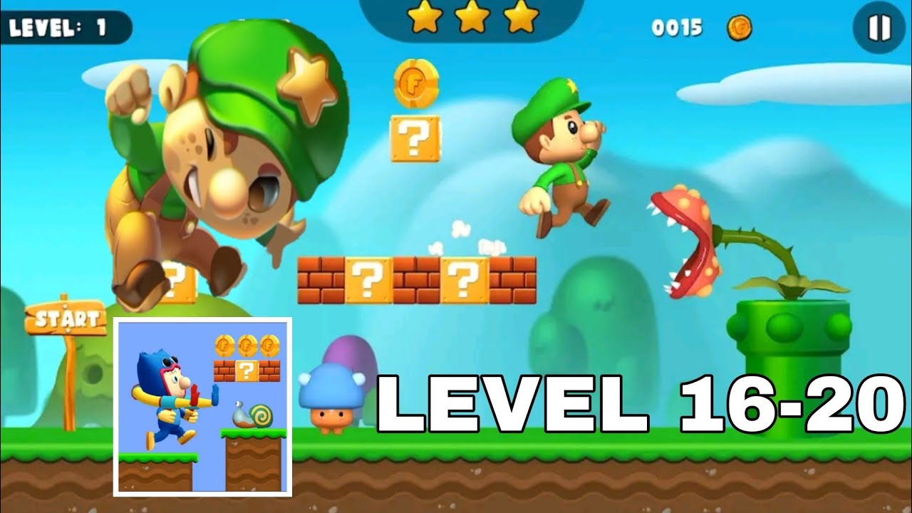 Bob World Adventure 3D - Level 16 17 18 19 20 #bobsworld #bob # ...
