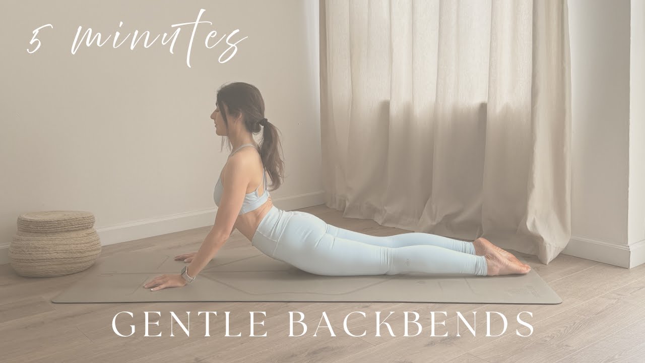 Gentle Back Bend Yoga Flow | Release Shoulders, Upper Back and Hip ...