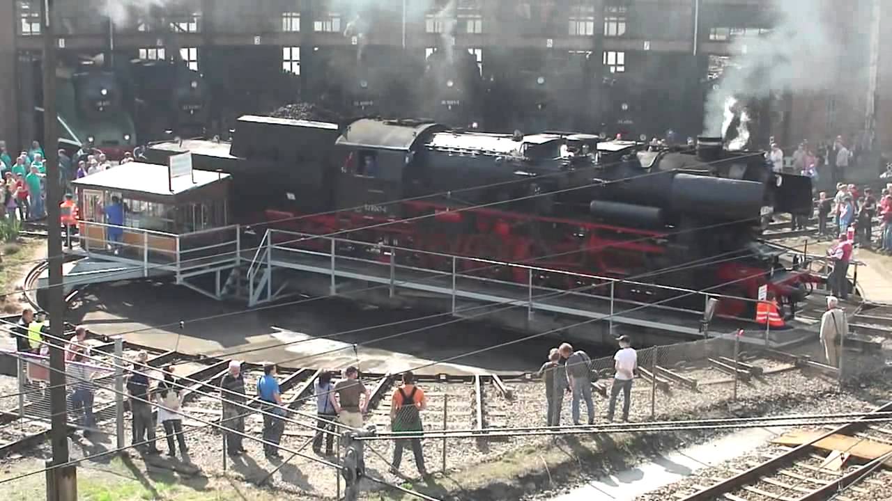 Steam Train Puffing Steam Train DR Class 52 - YouTube