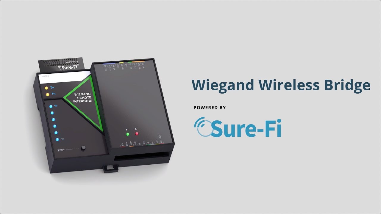 Sure-Fi Wireless Bridge - Wiegand - YouTube