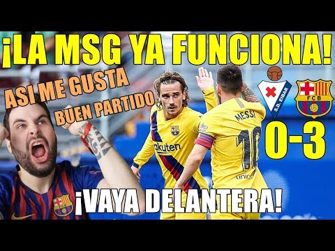 EIBAR 0 BARÇA 3 ¡LA MSG YA FUNCIONA! VAYA DELANTERA TIENE EL BARÇA - ANÁLISIS