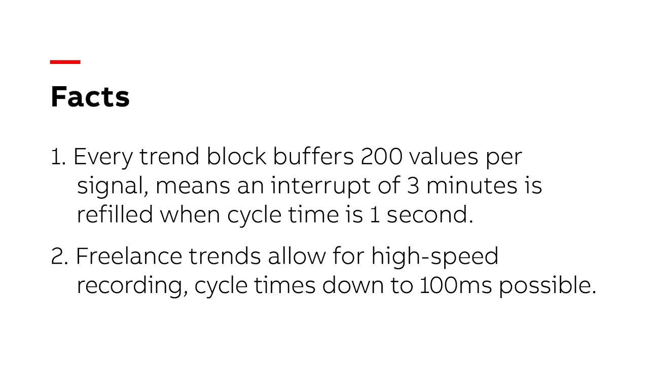 ABB Freelance buffers trend data - YouTube