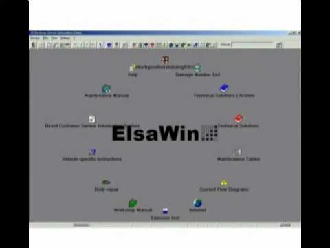 VW AUDI ELSA WIN 4.0, auto repair software,elsawin audi vw - YouTube