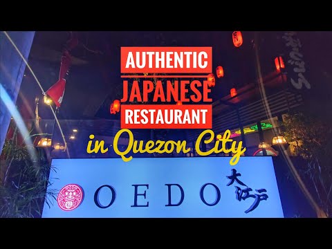 Authentic Japanese Food in Quezon City | Oedo Japanese Restaurant | Where in Quezon City?