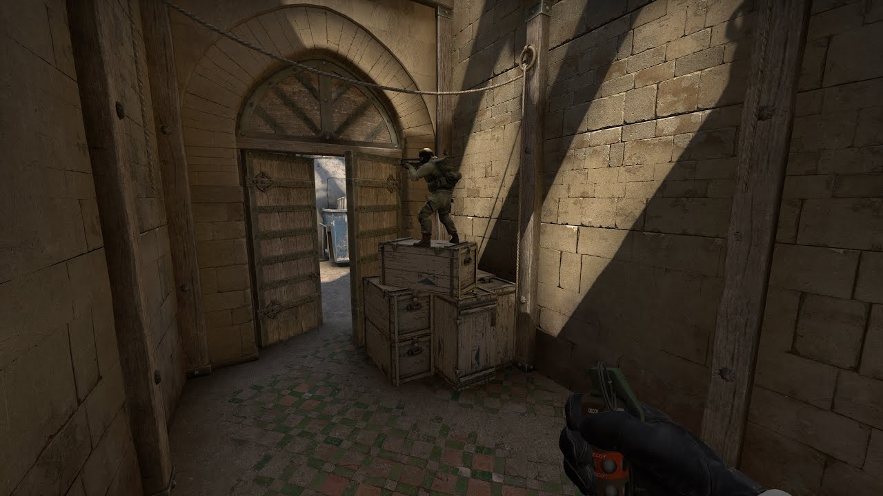 Dust II Long Doors Self Boost consistent lineup - YouTube