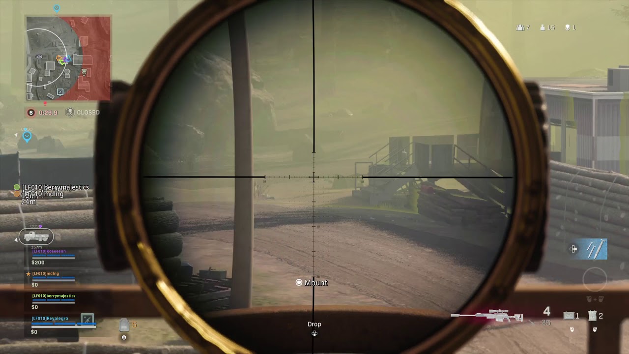 WARZONE: Using the cluster strike to get the win! - YouTube