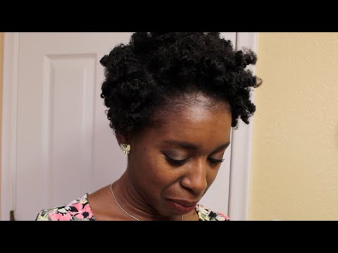 Bantu Knots & Perm Rods on Type 4 Natural Hair - YouTube