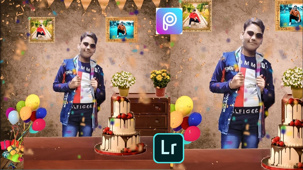 Birthday Photo Editing Tutorial Manipulation | 2020 - YouTube