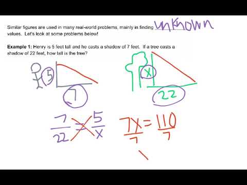 Similar Figures Real-life Applications - YouTube