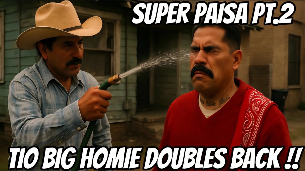 SUPER PAISA PT 2 TIO BIG HOMIE PULLED BACK UP AND TIO ANGEL USED HIS ...