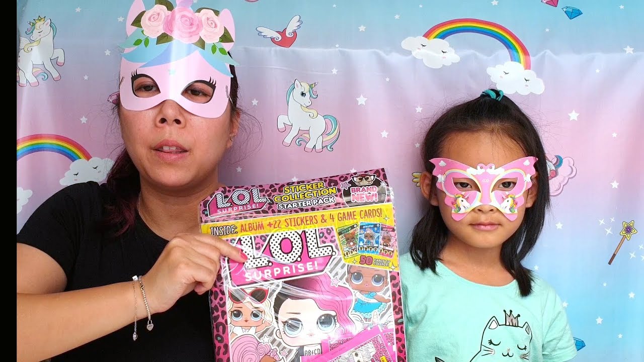LOL Surprise Sticker Book Album Learning Numbers Starter Pack - YouTube