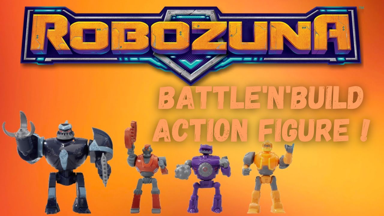 Set RARE de 4 MINI FIGURINES ROBOZUNA Battle'n'Build ! MANGLE fait-il ...