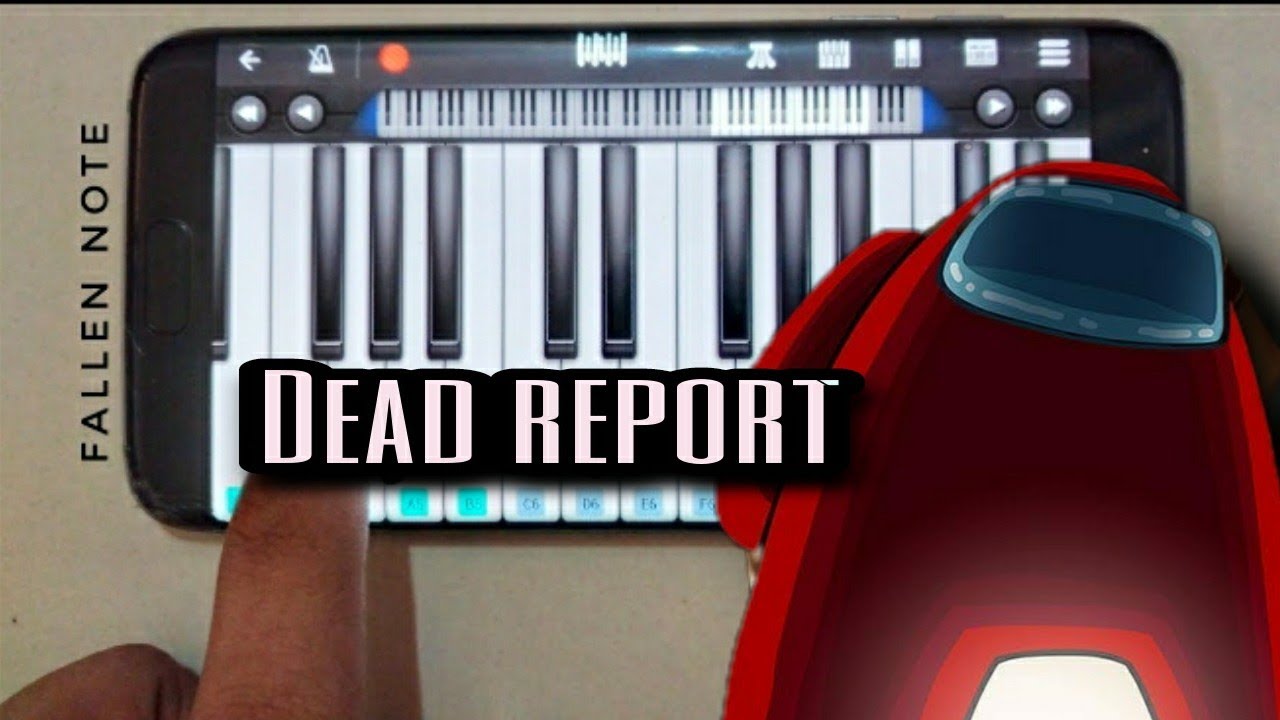 Among us, Dead report sound in perfect piano 🦴🔪 - YouTube