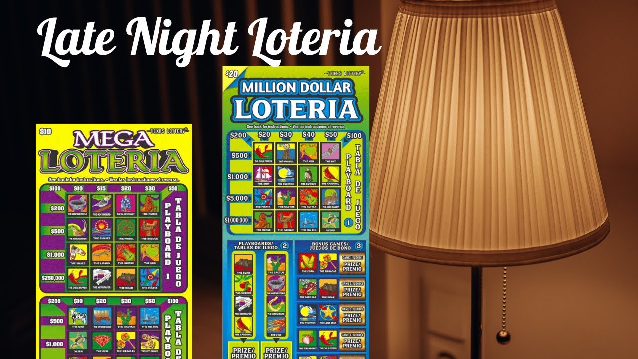 LATE NIGHT , MILLION DOLLAR LOTERIA AND MEGA LOTERIA, TEXAS LOTTERY ...