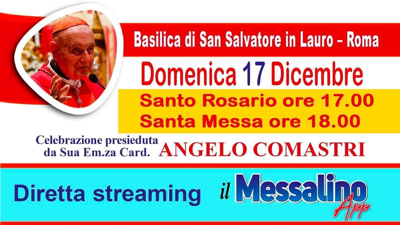 Rosario e Messa del Card. Comastri - YouTube