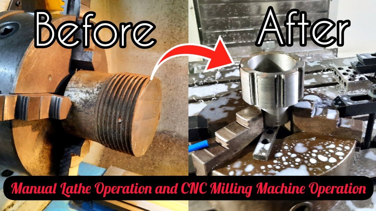 How to Make a Coupling for a Pump on a Lathe or CNC Mill in Just ...