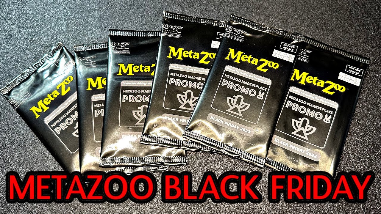 Opening Metazoo Black Friday Promo Packs - YouTube