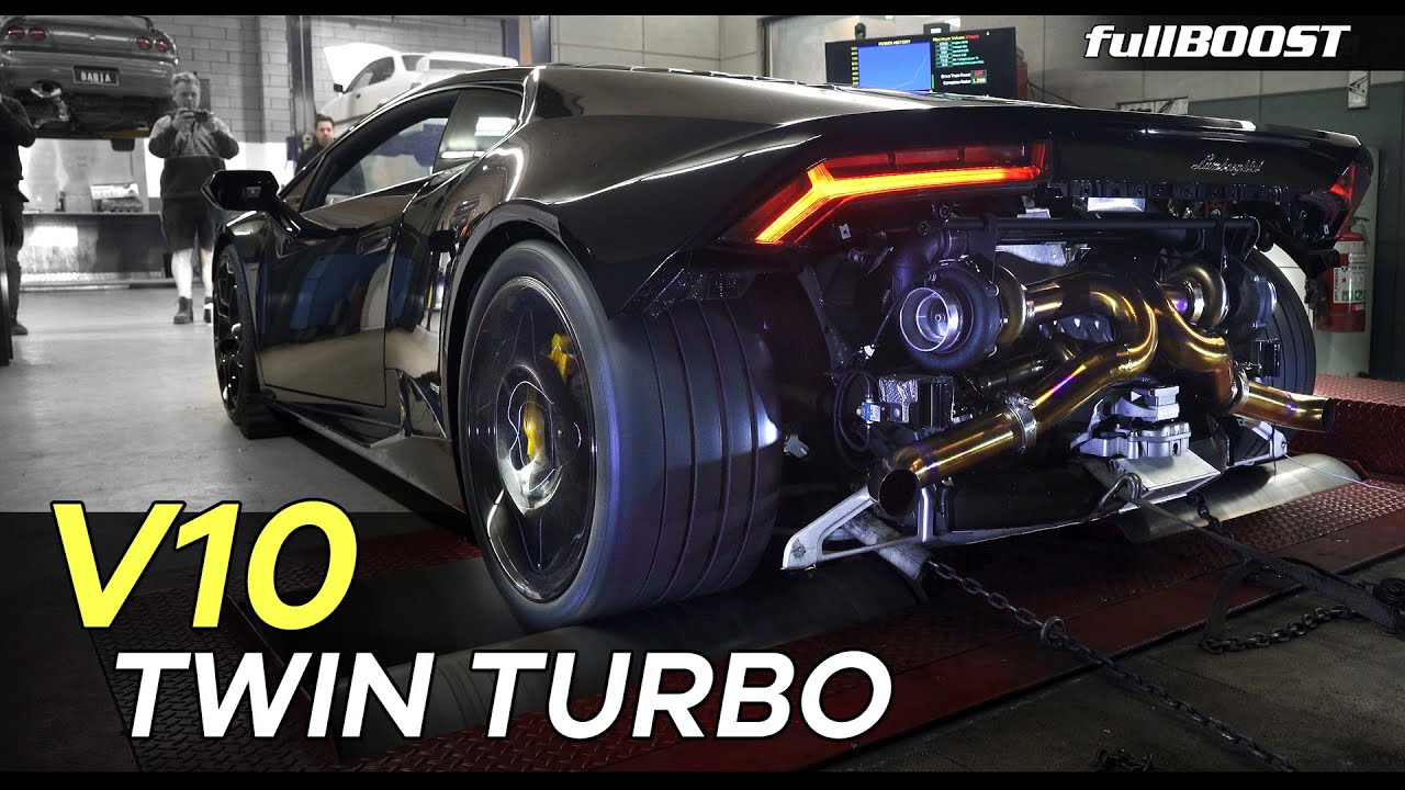 V10 twin turbo Lamborghini upgrade | fullBOOST - YouTube