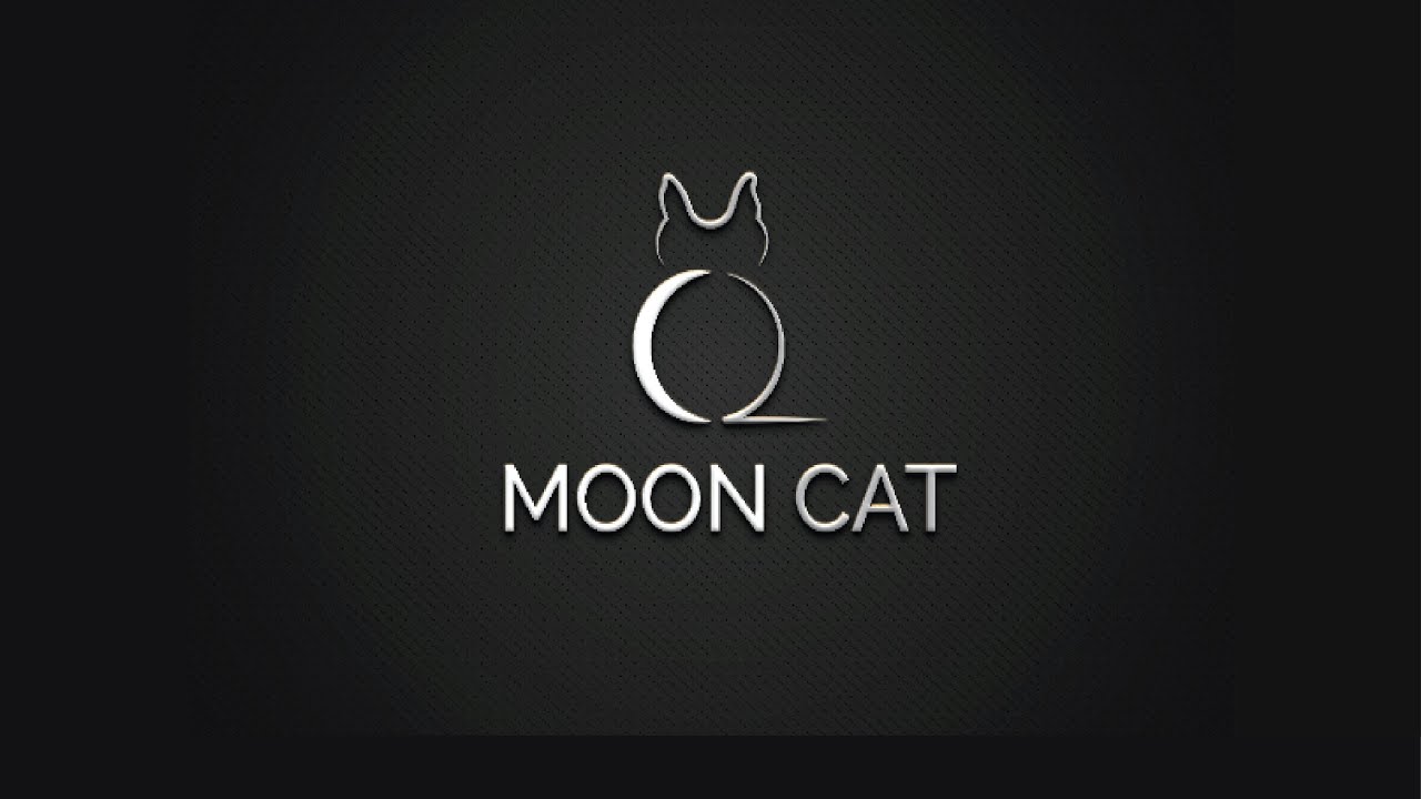 How to Create a Moon Cat Logo in Adobe Illustrator // ILLUSTRATOR ...