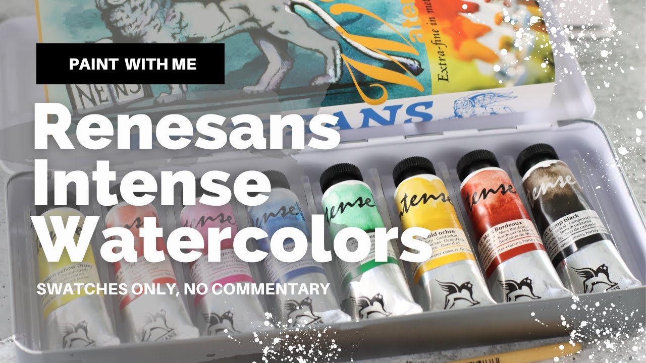 Renesans Intense Watercolors, Made in Poland Watercolors - YouTube