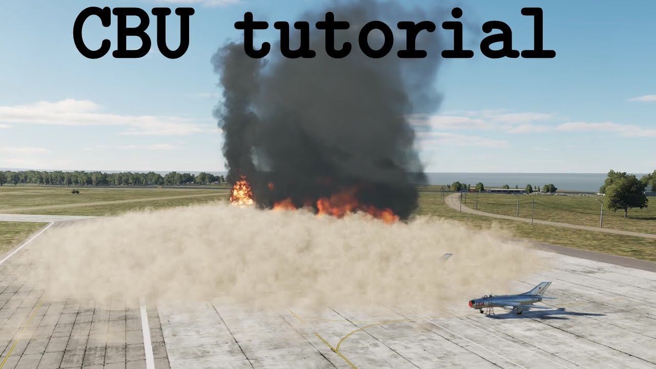 F-5 CBU-52 clusterbomb tutorial - YouTube