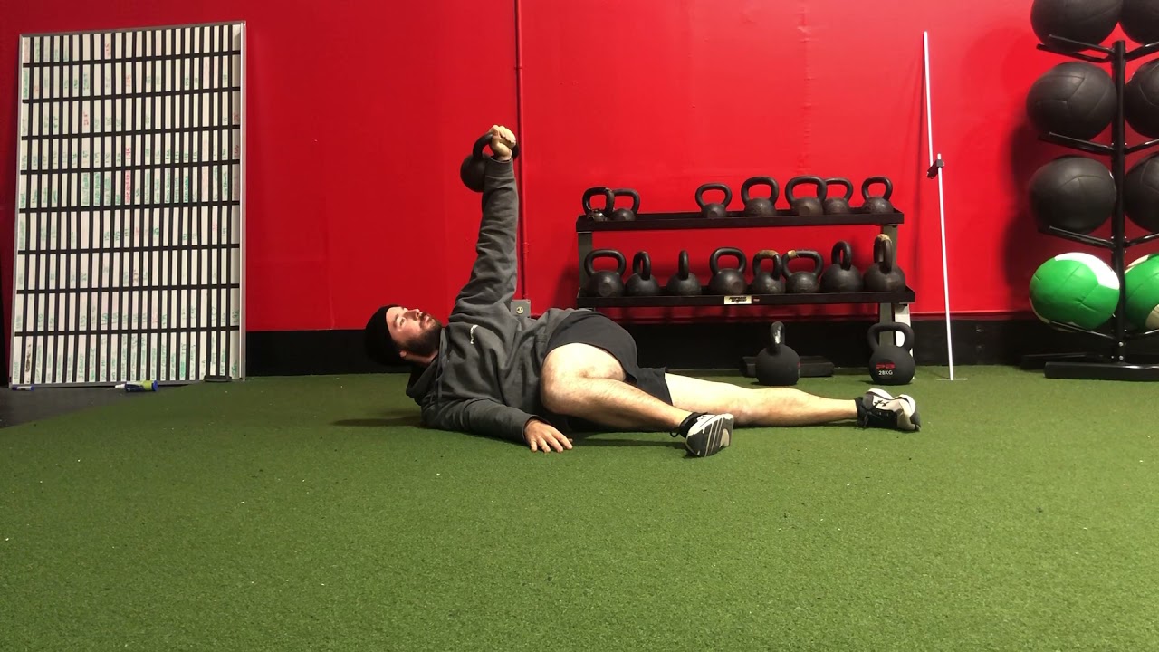 Supine Arm Bar into Hip IR - YouTube