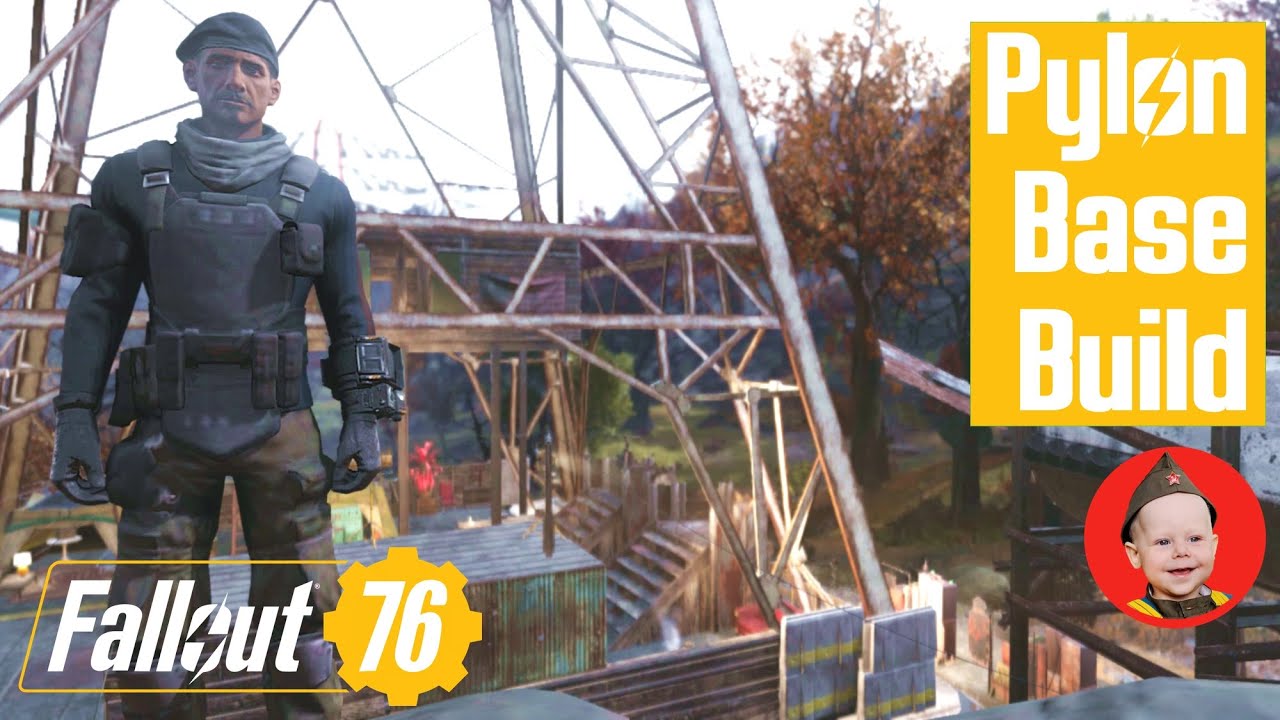 Fallout 76: Pylon Base Build (PS4 gameplay Episode 133) - YouTube