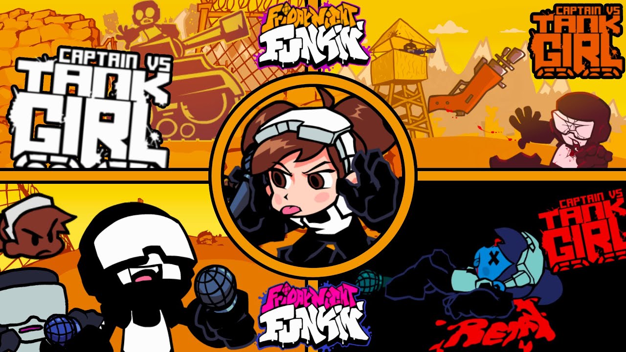FNF CAPTAIN TANKMAN VS TANKGIRL - YouTube