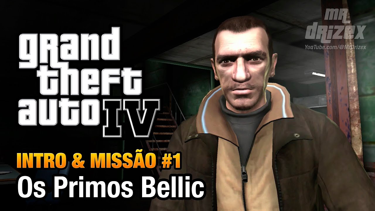 GTA 4 - Intro e Missão #1 - The Cousins Bellic - YouTube