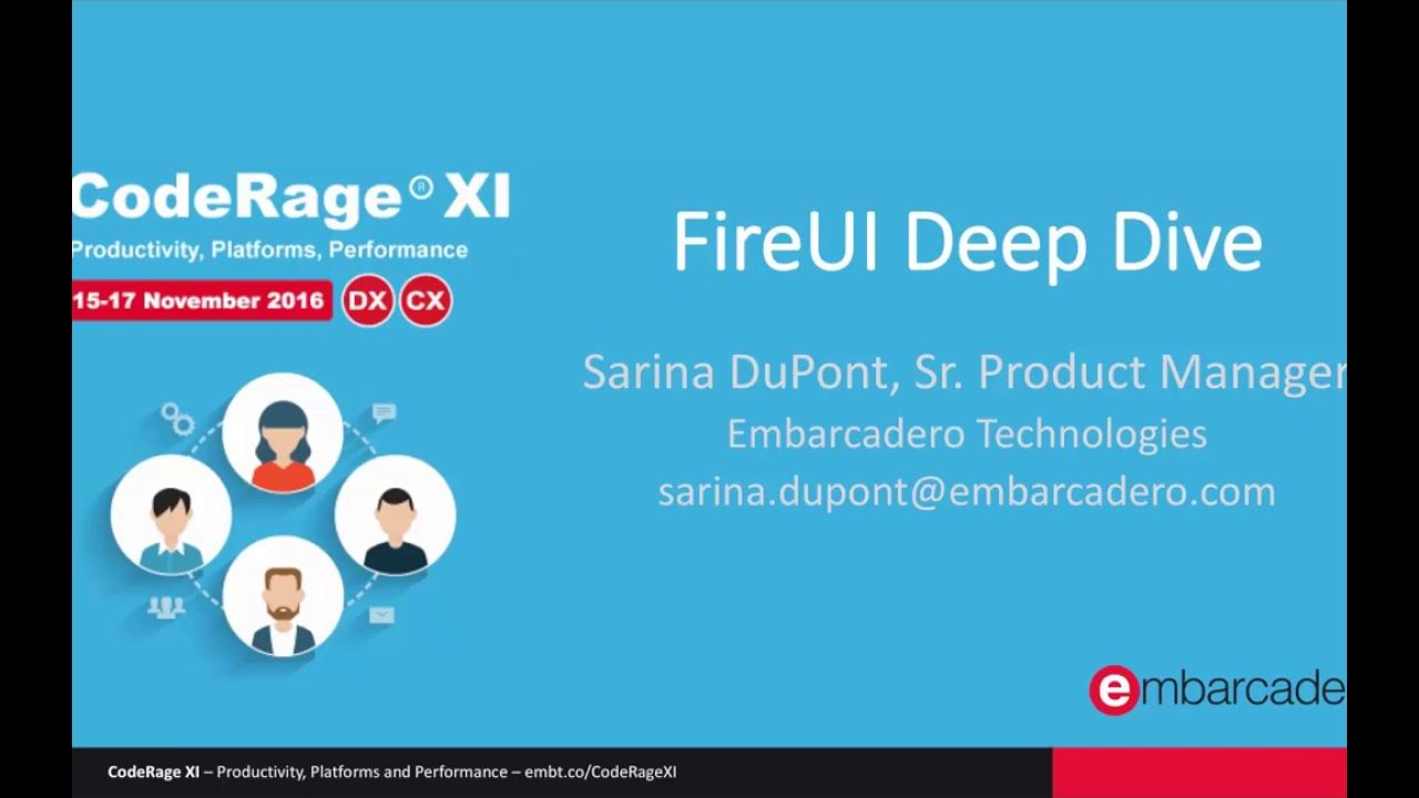 FireUI Multi-Device Designer Deep Dive With Sarina DuPont - CodeRage XI - YouTube