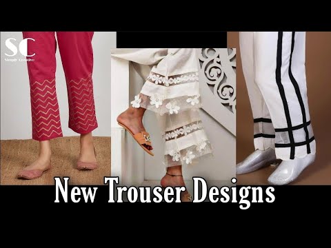 Trouser design / pancha design - YouTube