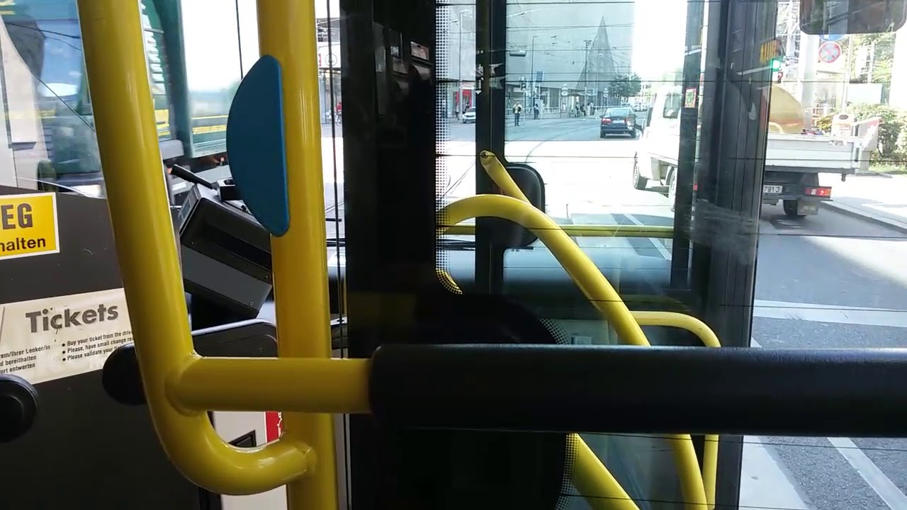 Autobus Linie 27A im 21. Bezirk in Wien - YouTube