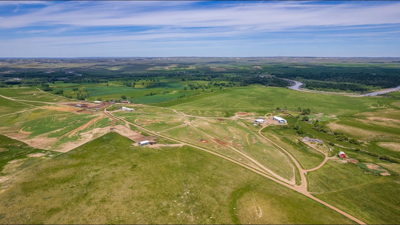 Crow Creek Cattle Ranch For Sale in Montana - YouTube