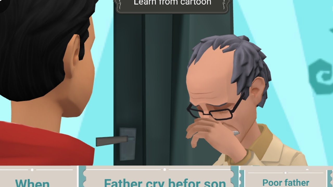 Learny cartoon| poor father and son conversation. - YouTube