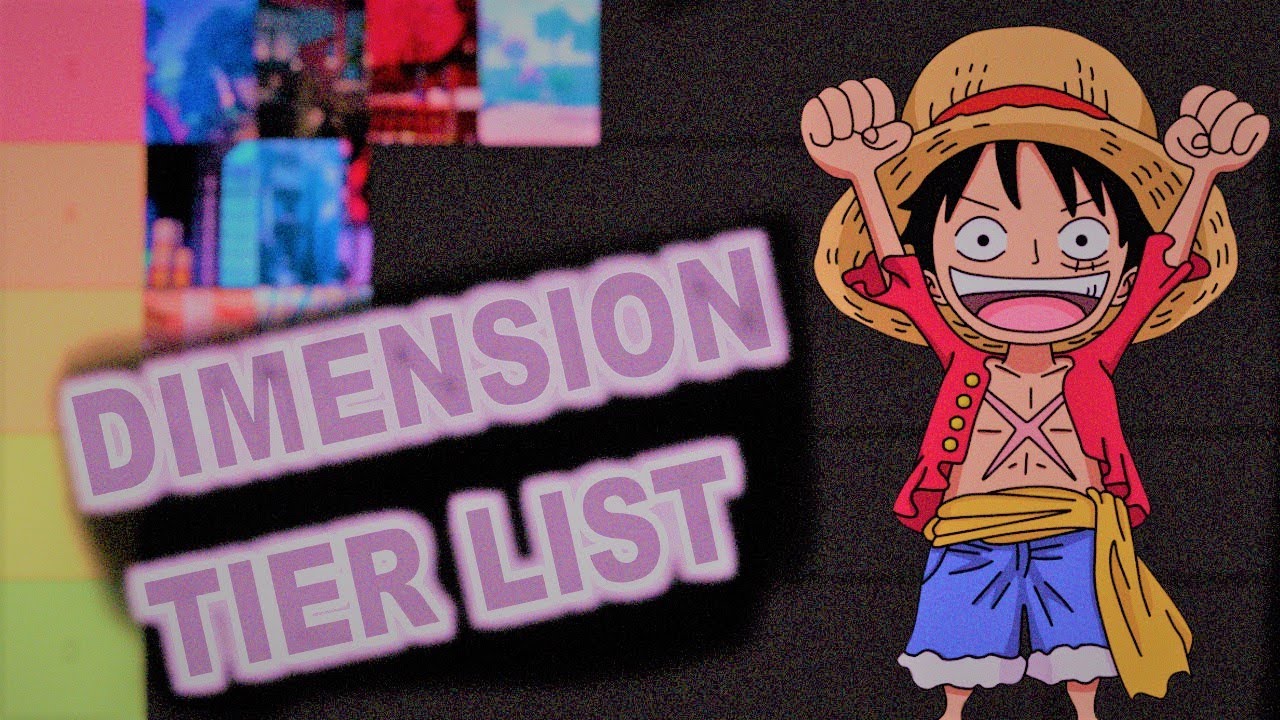 ANIME DIMENSIONS DIMENSIONS TIER LIST - YouTube