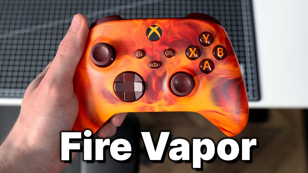 NEW Xbox Fire Vapor Wireless Controller Special Edition - YouTube