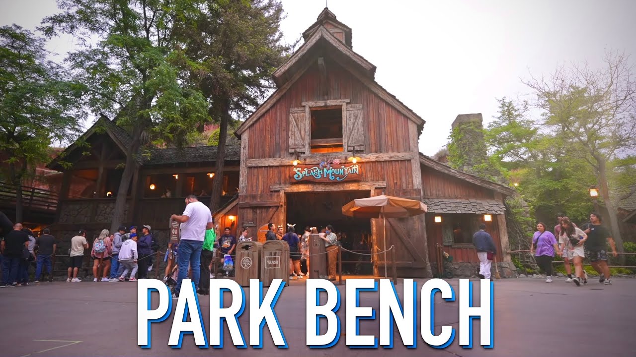 PARK BENCH: Splash Mountain Entrance at #Disneyland - YouTube